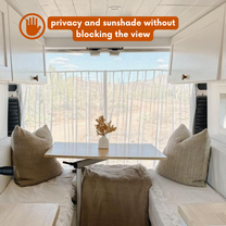 Magnetic Van Fly Screen - White – Living in a Bubble USA