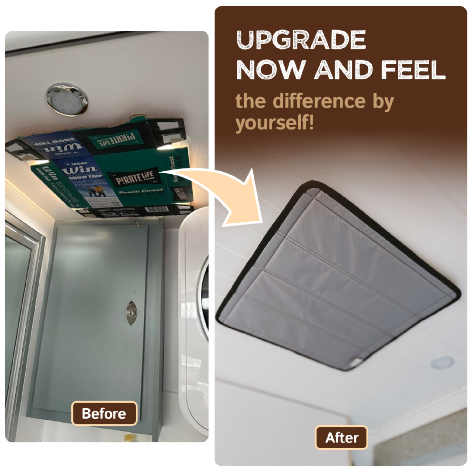 Insulated Blackout Roof Fan Vent Cover – Living in a Bubble USA