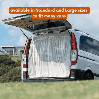 Magnetic Van Fly Screen - White – Living in a Bubble USA