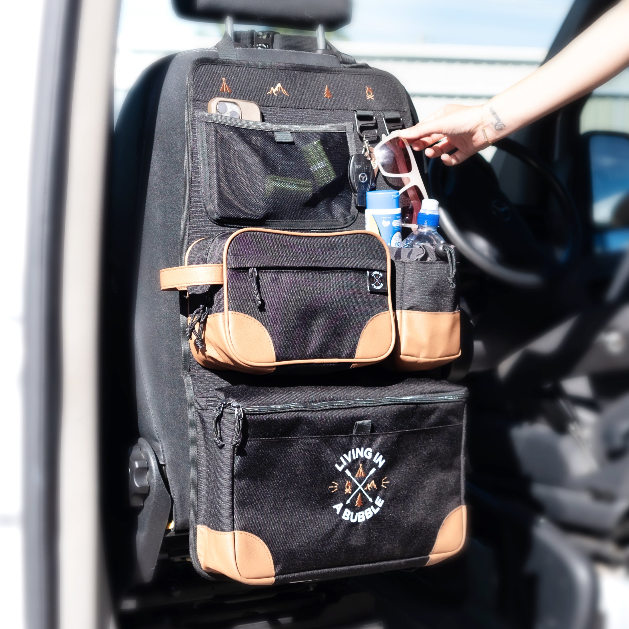 Premium Seat Back Storage – Living in a Bubble USA