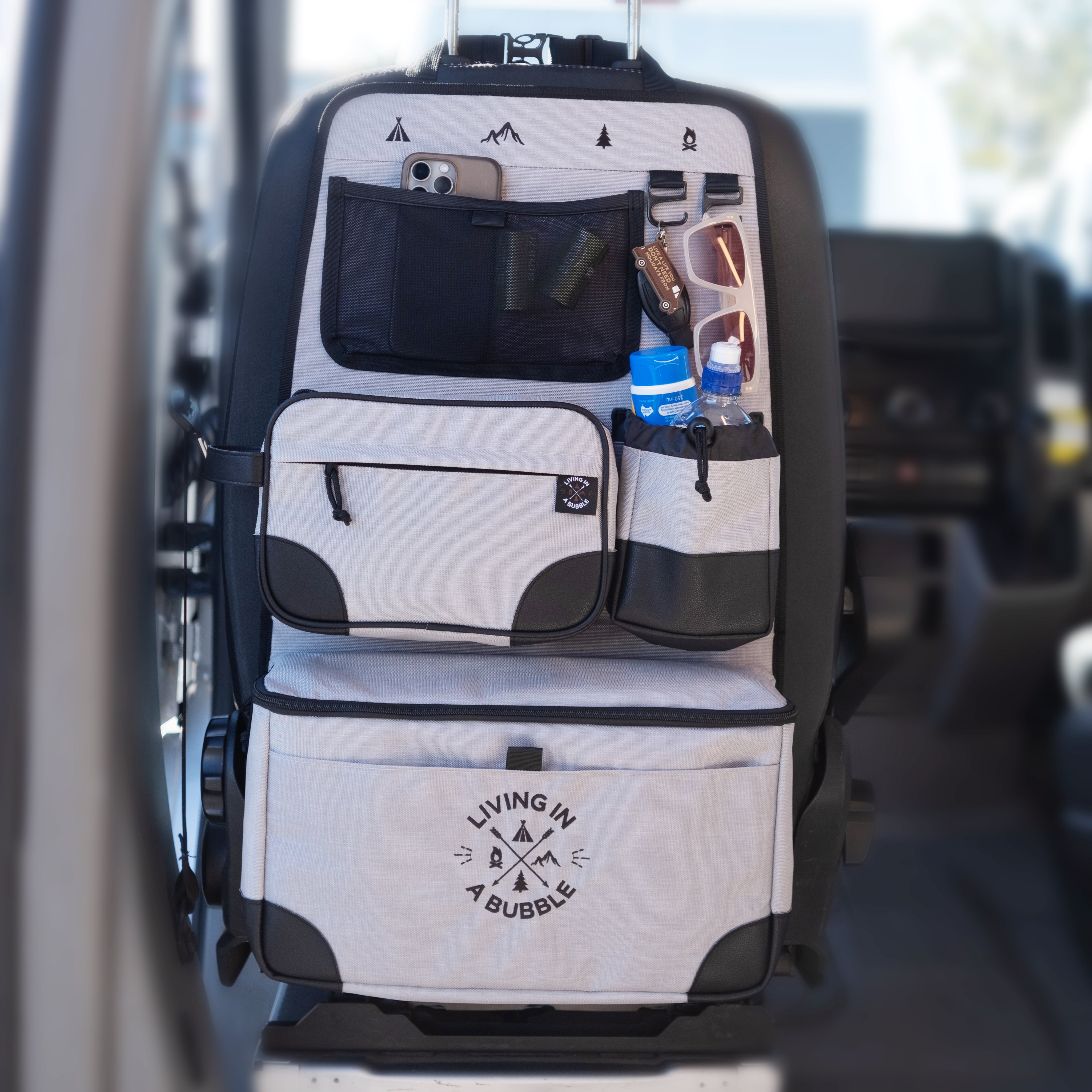 Premium Seat Back Storage Organizer – Living in a Bubble USA